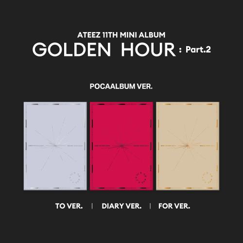 ATEEZ - 11th Mini Album [GOLDEN HOUR : Part.2] (POCA Ver.) (3 type Ran ...